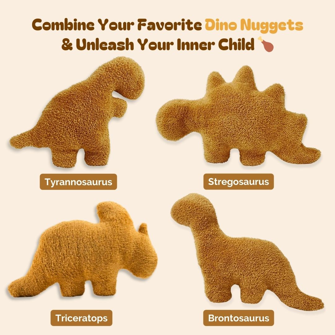 NugPlush - Dino Chicken Nugget Plush